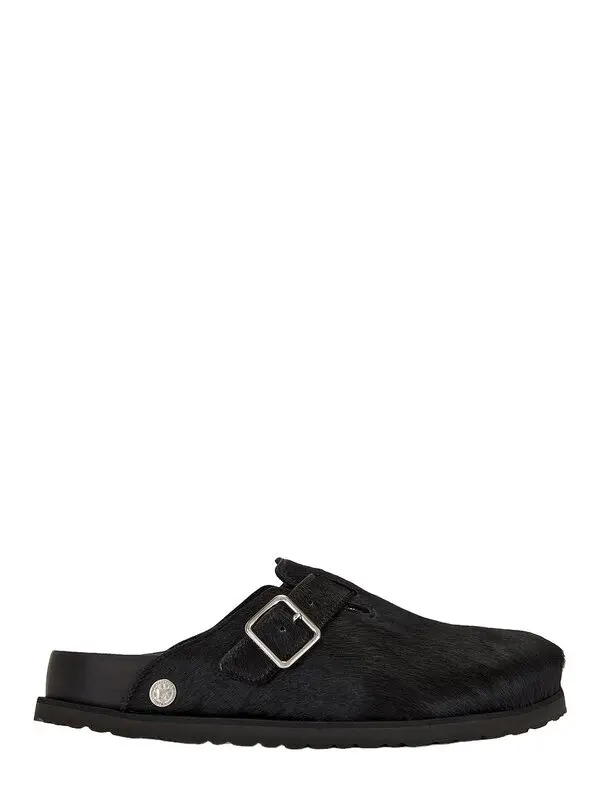 BIRKENSTOCK Boston Pony Hair Mule - Black