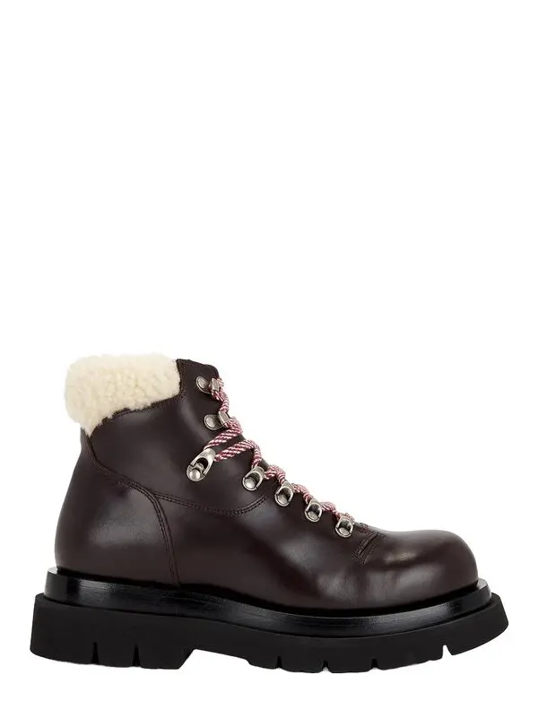 Bottega Veneta Lug Hiking Boot - Toffee & Porridge