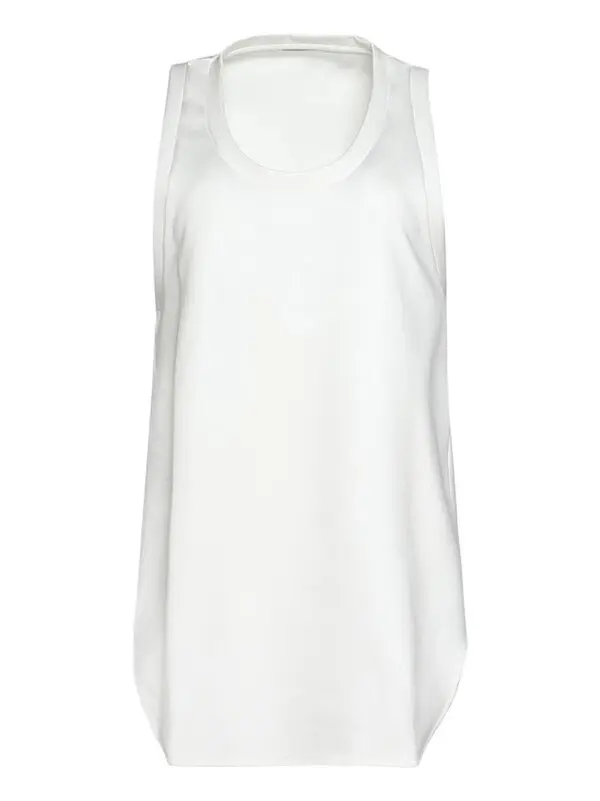 Wardrobe.NYC Oversized Tank Mini Dress - White