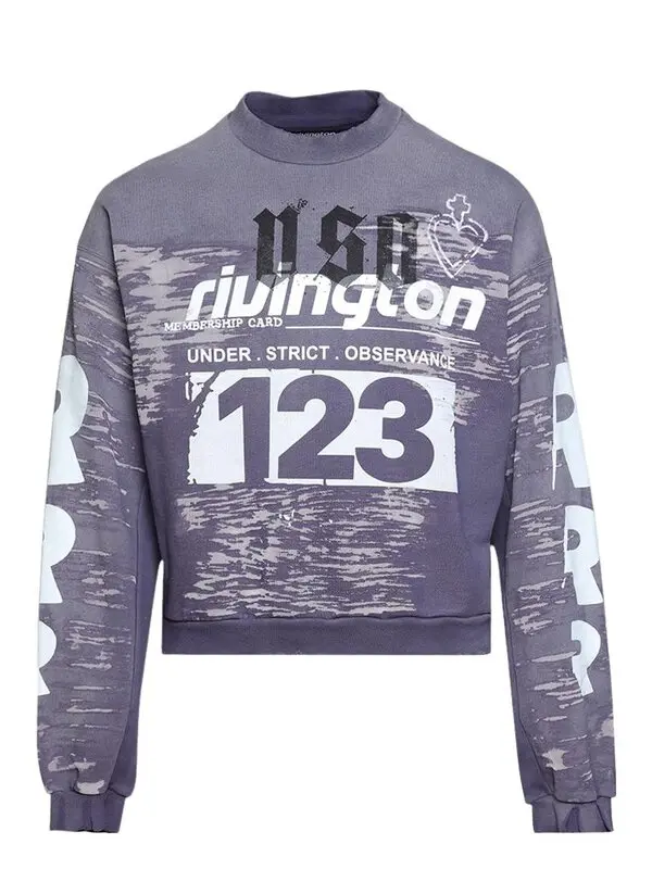RIVINGTON ROI REBIS Membership Uso Crewneck - Purple