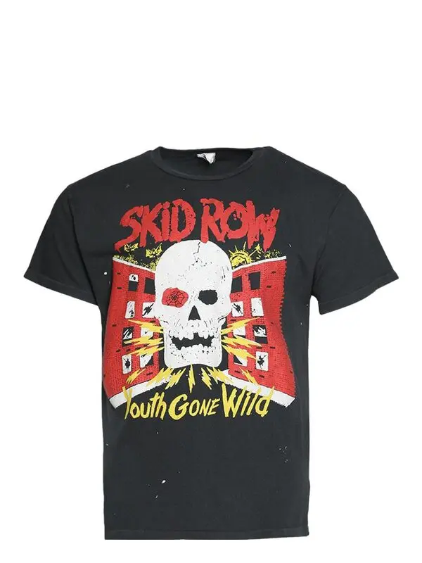 MadeWorn Skid Row 90's Crew Tee Coal - Black
