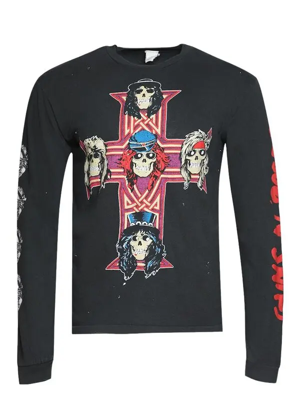 MadeWorn Guns N' Roses Long Sleeve Tee Coal - Black