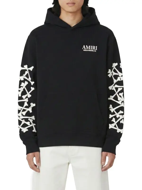 Amiri Printed Hoodie - Black