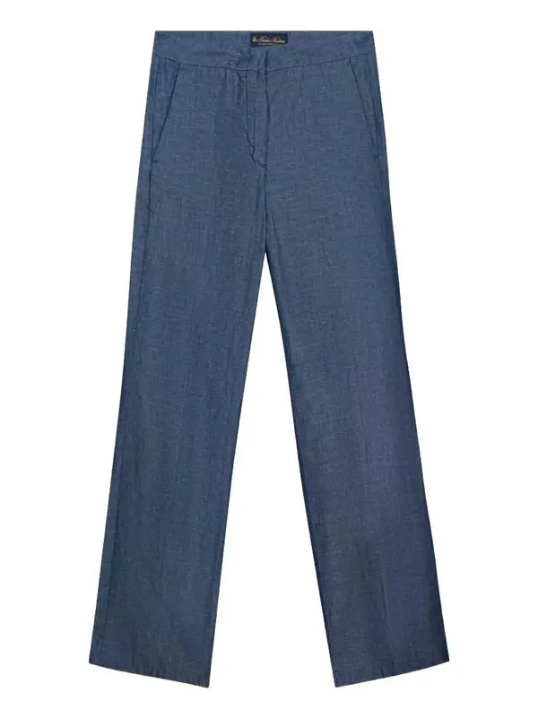 Brooks Brothers Concealed-fastening Pocket Trousers - Blue