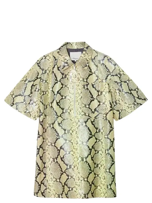 3.1 Phillip Lim Zip-fastening Mini Dress - Neutrals