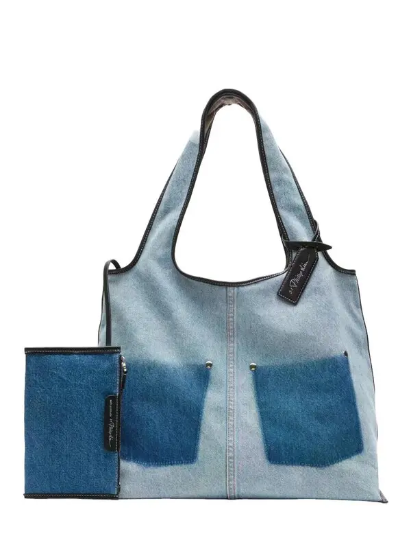 3.1 Phillip Lim Panelled Pocket Tote - Blue