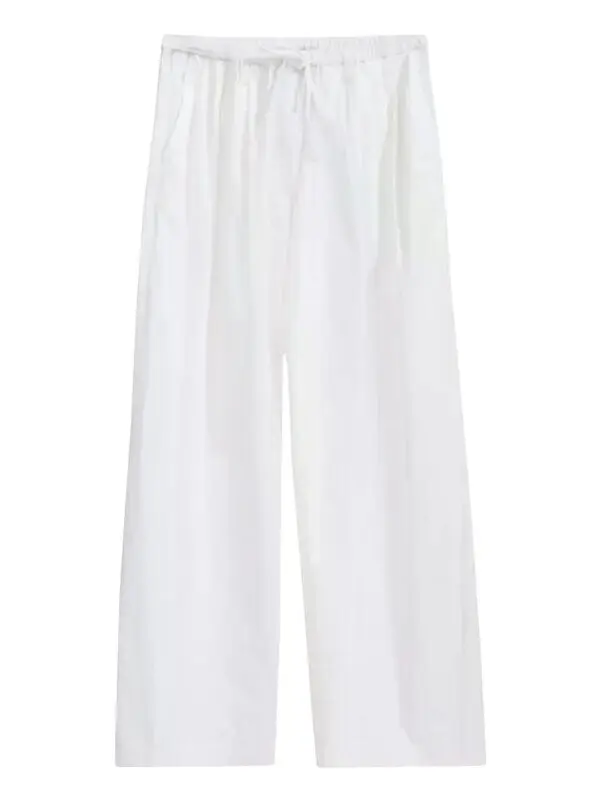 3.1 Phillip Lim Drawstring Wide-leg Trousers - White