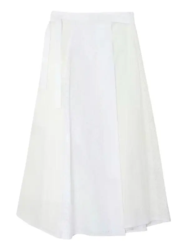 3.1 Phillip Lim Tie-detail Midi Skirt - White