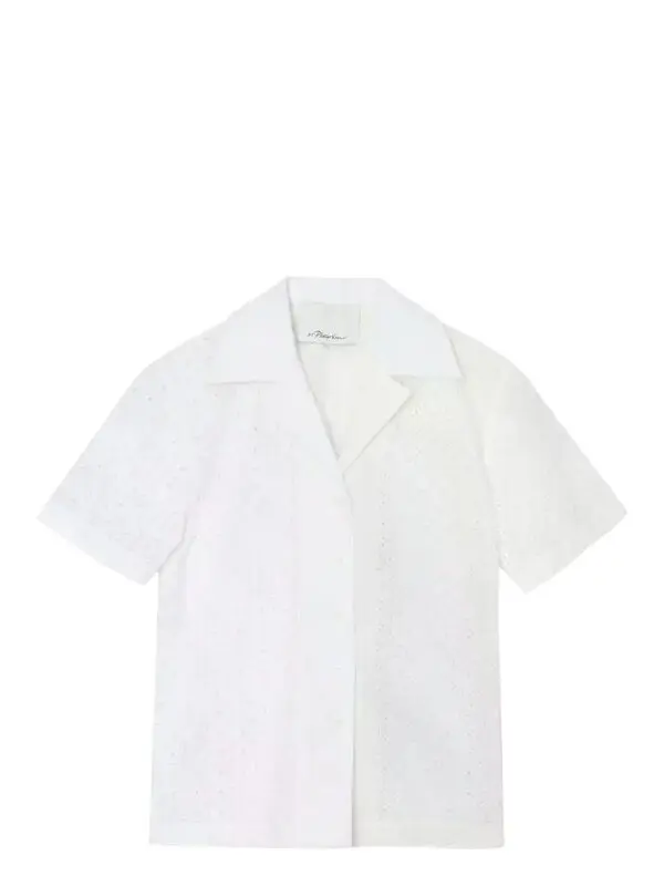 3.1 Phillip Lim Patchwork Button-down Shirt - White