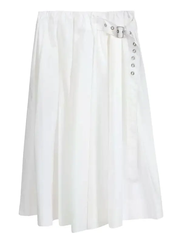 3.1 Phillip Lim Belted Midi Skirt - White