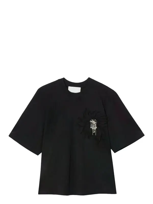 3.1 Phillip Lim Appliqué T-shirt - Black