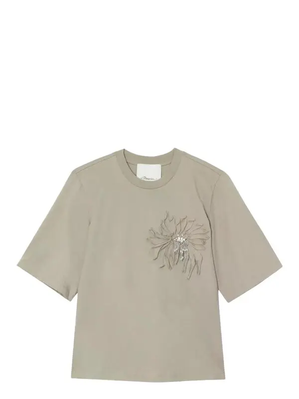 3.1 Phillip Lim Embellishment T-shirt - Green