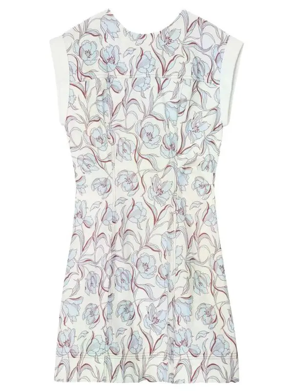3.1 Phillip Lim Floral Tie Back Mini Dress - White