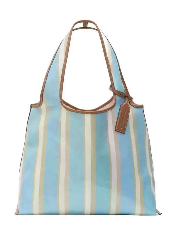 3.1 Phillip Lim Striped Tote Bag - Blue