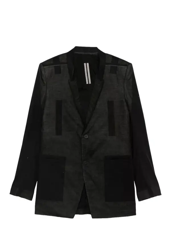 Rick Owens Concordian Blazer - Black