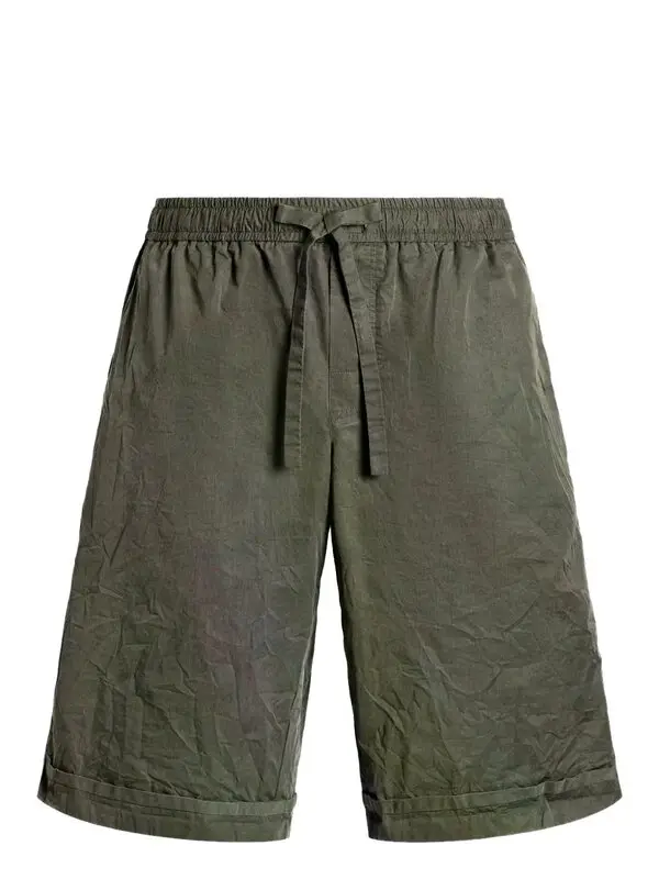 Dolce & Gabbana Drawstring Pocket Shorts - Green