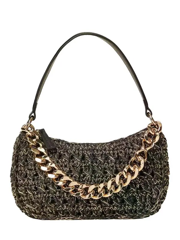 TWINSET Chain-detail Shoulder Bag - Black