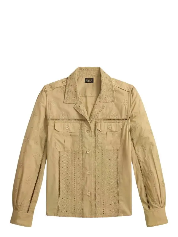 Ralph Lauren Embroidered Shirt - Neutrals