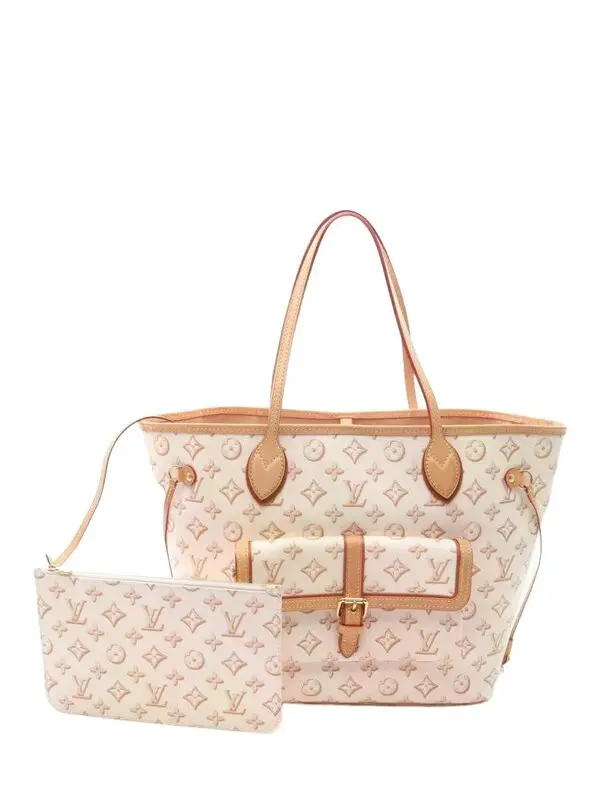 LOUIS VUITTON Monogram Neverfull Mm Tote Bag - Brown