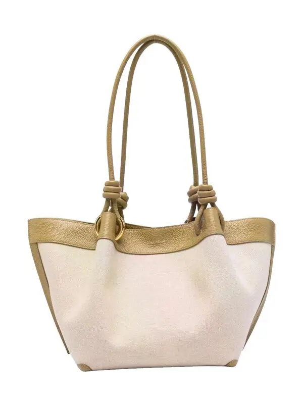 COCCINELLE Finn Knotted-strap Shoulder Bag - Neutrals