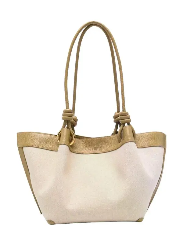 COCCINELLE Finn Knotted-strap Shoulder Bag - Neutrals