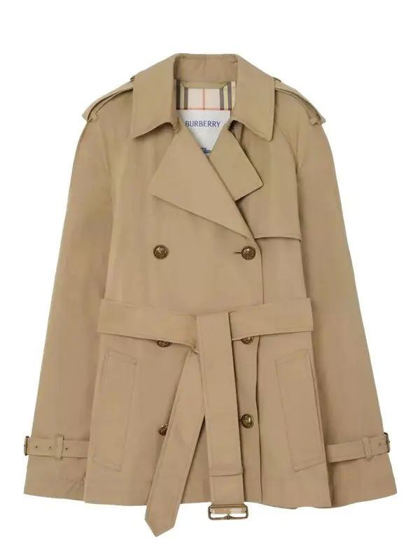Burberry Lightweight Cotton Belgravia Trench Coat - Neutrals