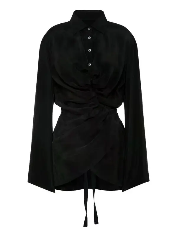 MAISON MARGIELA Wrap Shirt - Black