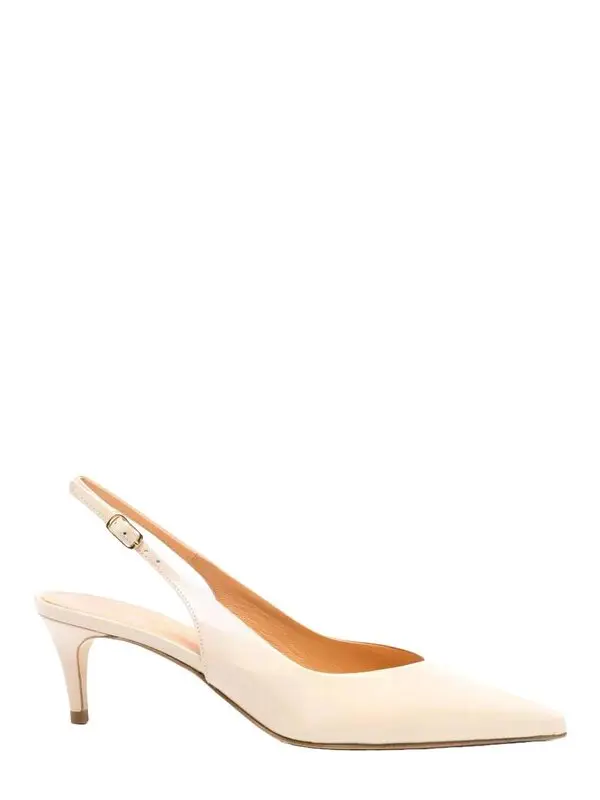 THE SELLER Pointed Slingback Pumps - Neutrals