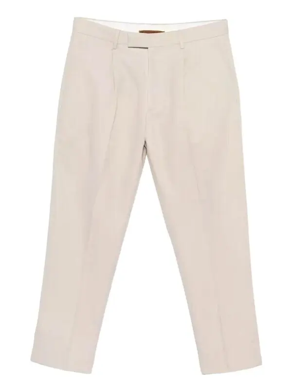 Zegna Buttoned Trousers - Neutrals