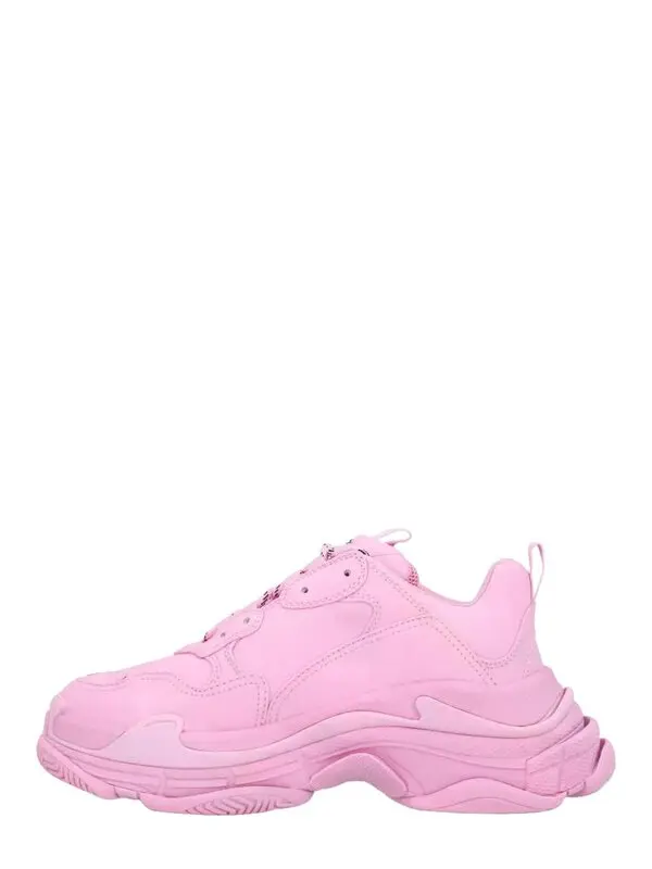 Balenciaga Triple S Leather Sneakers - Pink