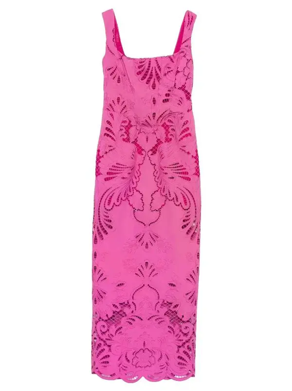 Giuseppe Di Morabito Scalloped Cut-out Maxi Dress - Pink