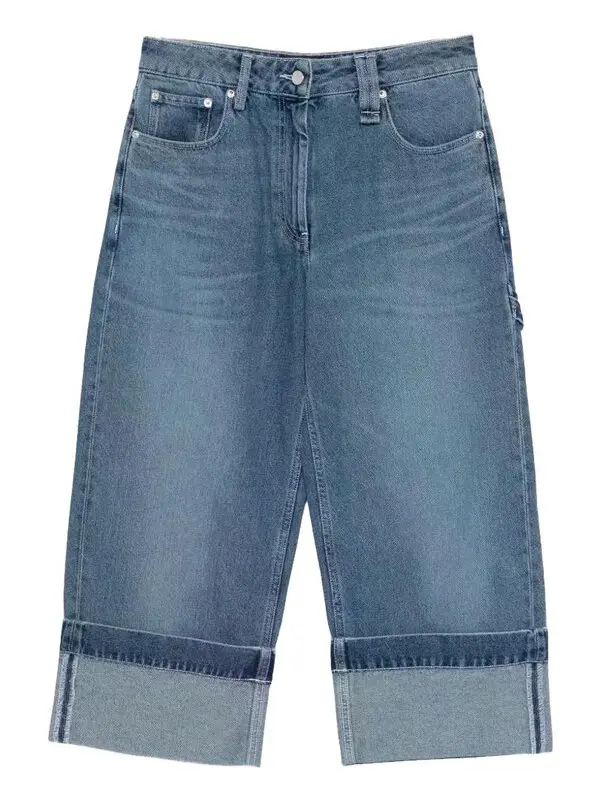 Simone Rocha Cuffed Jeans - Blue