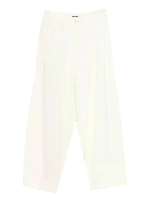 DARKPARK Phebe Pleated Trousers - White