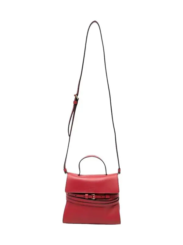 Moschino Leather Mini Bag With Buckle - Red