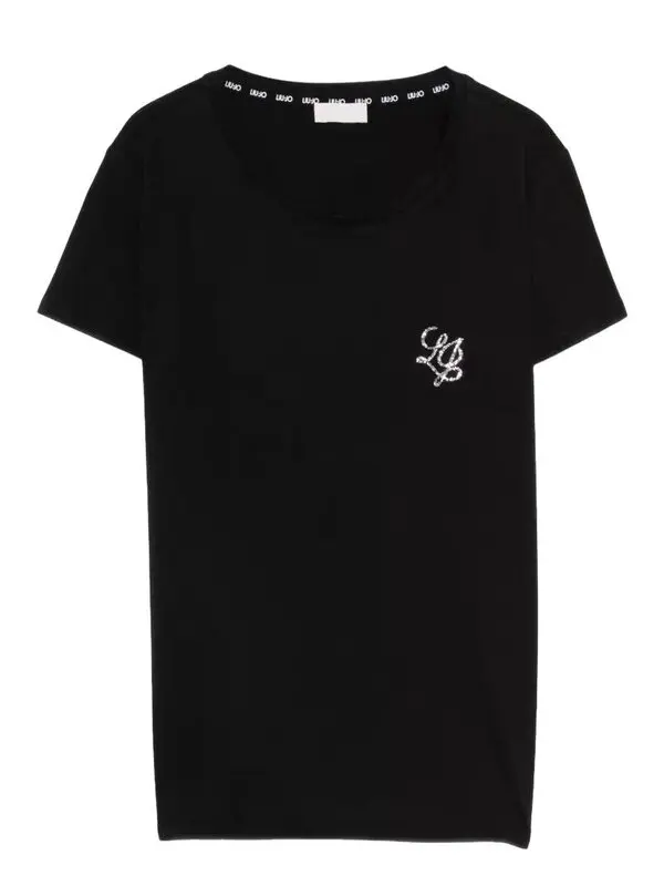 Liu Jo Logo-detail T-shirt - Black