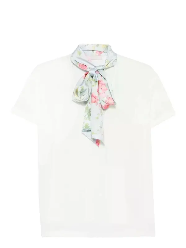 Liu Jo T-shirt With Tie Detail - White