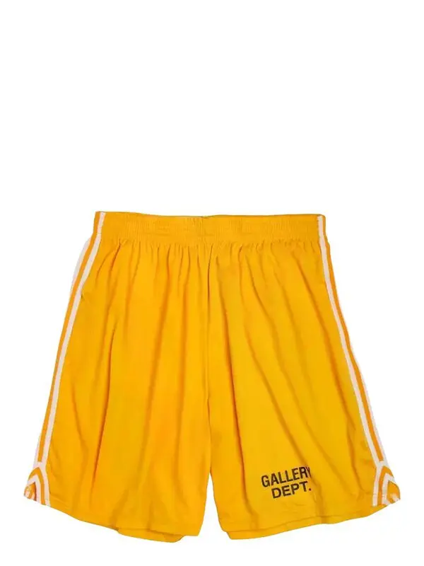 GALLERY DEPT. Striped Track Shorts - Yellow