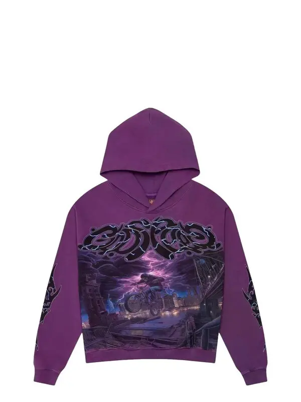 GODSPEED Graphic Hoodie - Purple