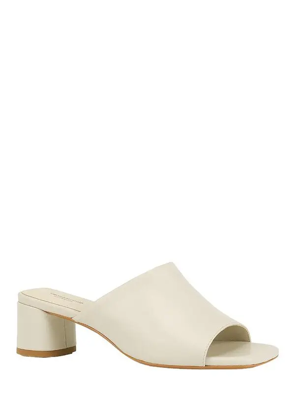 VAGABOND SHOEMAKERS Piper Leather Slide Sandals - Off White