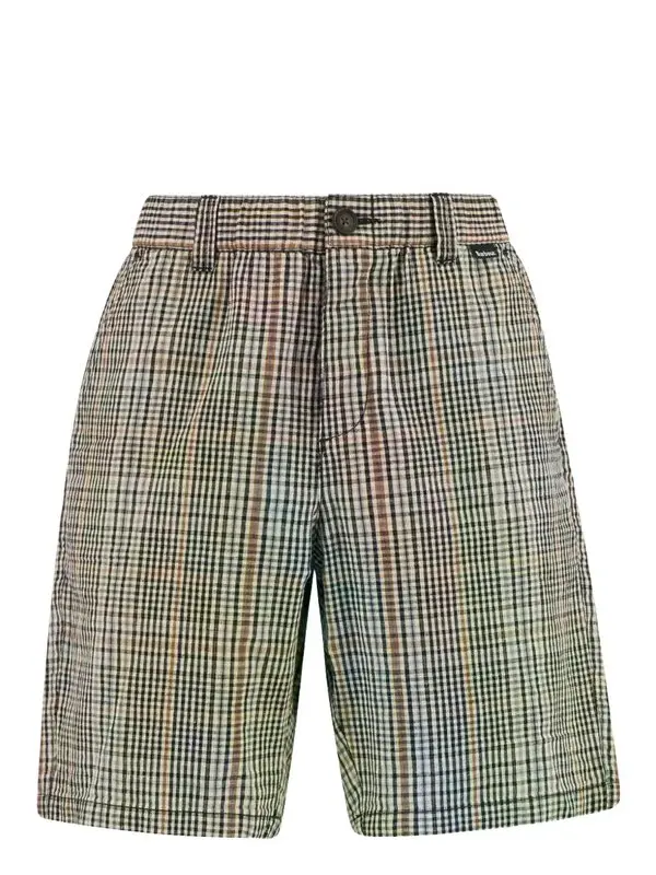 Barbour Fife Checked Shorts - Neutrals
