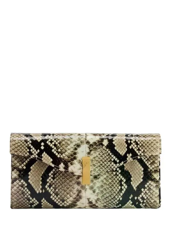 GIUSEPPE ZANOTTI Flutie Clutch Bag - Neutrals