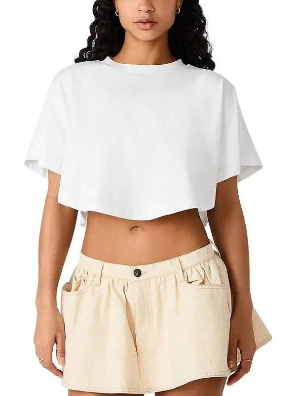 Steve Madden Callum Knit Top - Whisper White