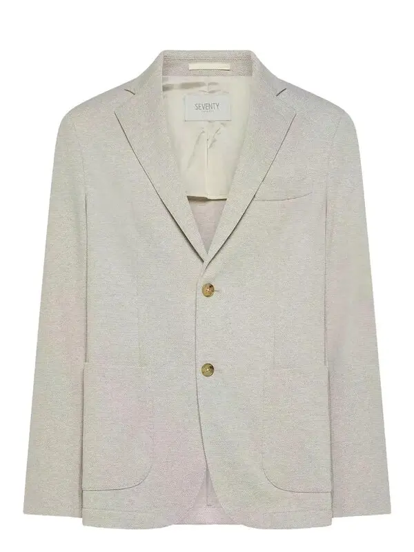Seventy Buttoned Blazer - Neutrals