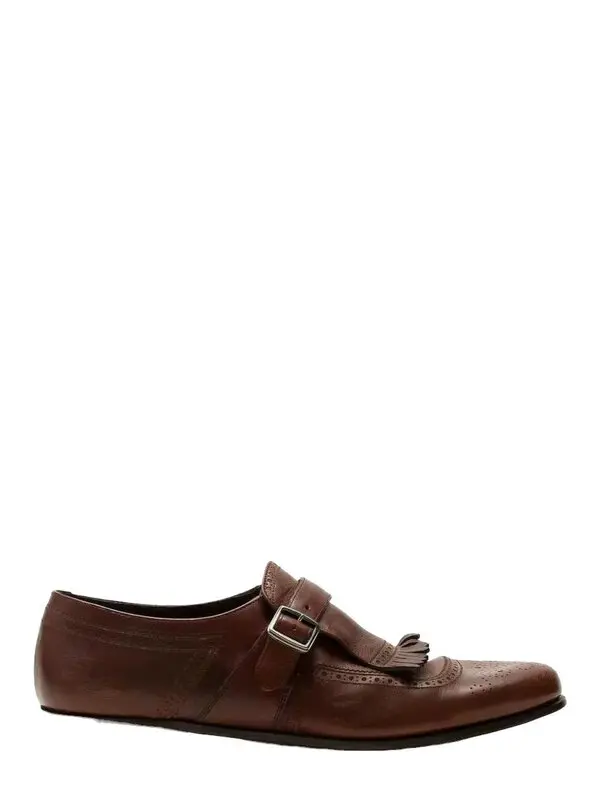 Church's Shanghai Fringed Monk Shoes - Brown