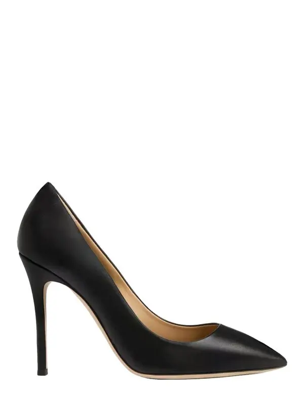 GIUSEPPE ZANOTTI Lucrezia Leather Pumps - Black