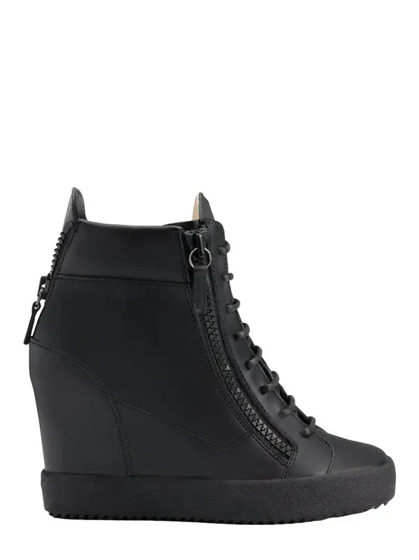 GIUSEPPE ZANOTTI Addy Wedge Sneakers - Black