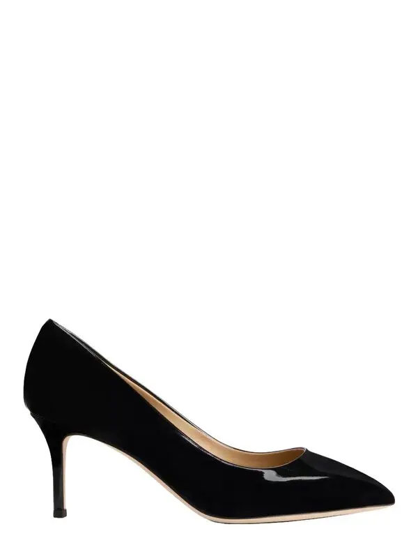 GIUSEPPE ZANOTTI Lucrezia Patent Leather Pumps - Black