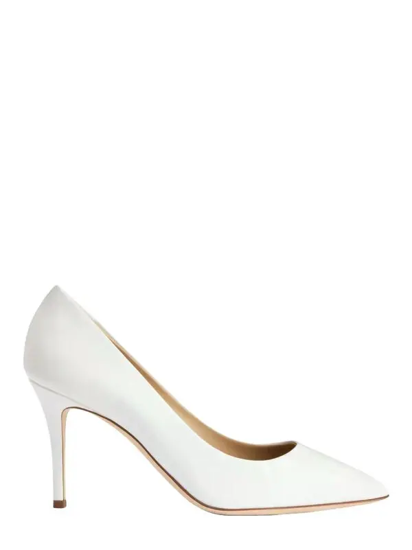 GIUSEPPE ZANOTTI Lucrezia Leather Pumps - White