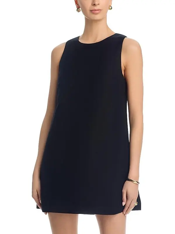 French Connection Cooper Linen Mini Dress - Black
