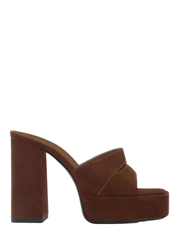 GIUSEPPE ZANOTTI Cut-out Platform Sandals - Brown